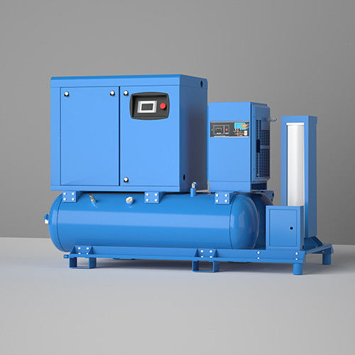 500L Tank Kapasitesi Elektrikli Entegre vida hava kompresörü 380V 8 ...